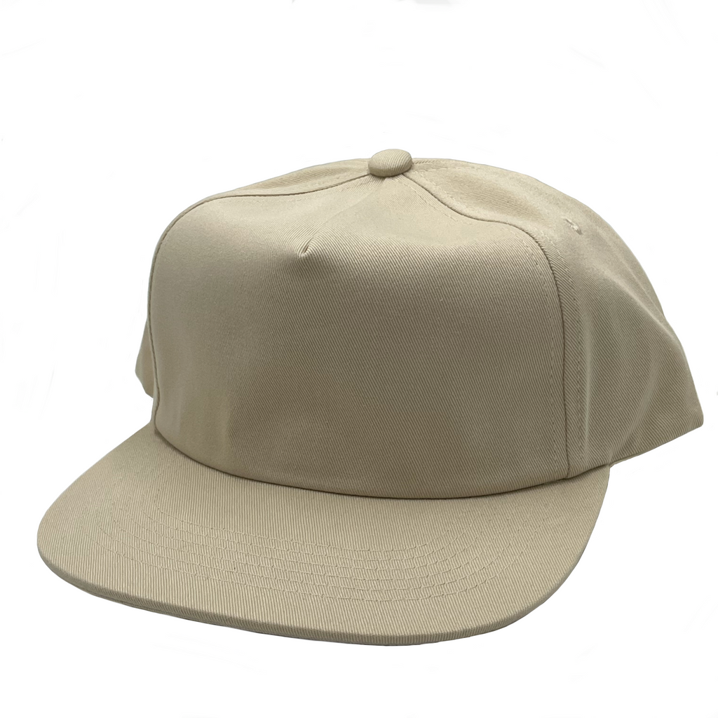 100% Cotton 5 Panels Unstructured Flat Bill Cap (Item# GNV-CT011) - Ma ...